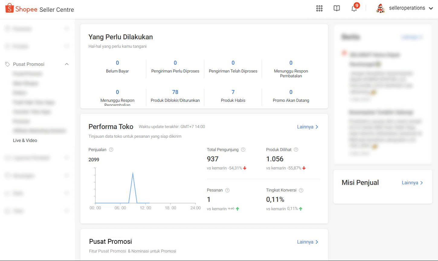 Performa dan Riwayat Live di Shopee | Pusat Edukasi Penjual Shopee