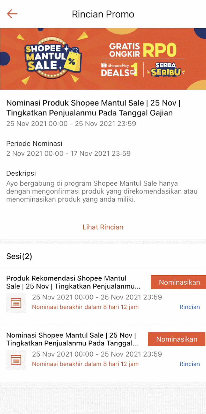 Nominasi Promo Shopee | ID Pusat Edukasi Penjual [Shopee]