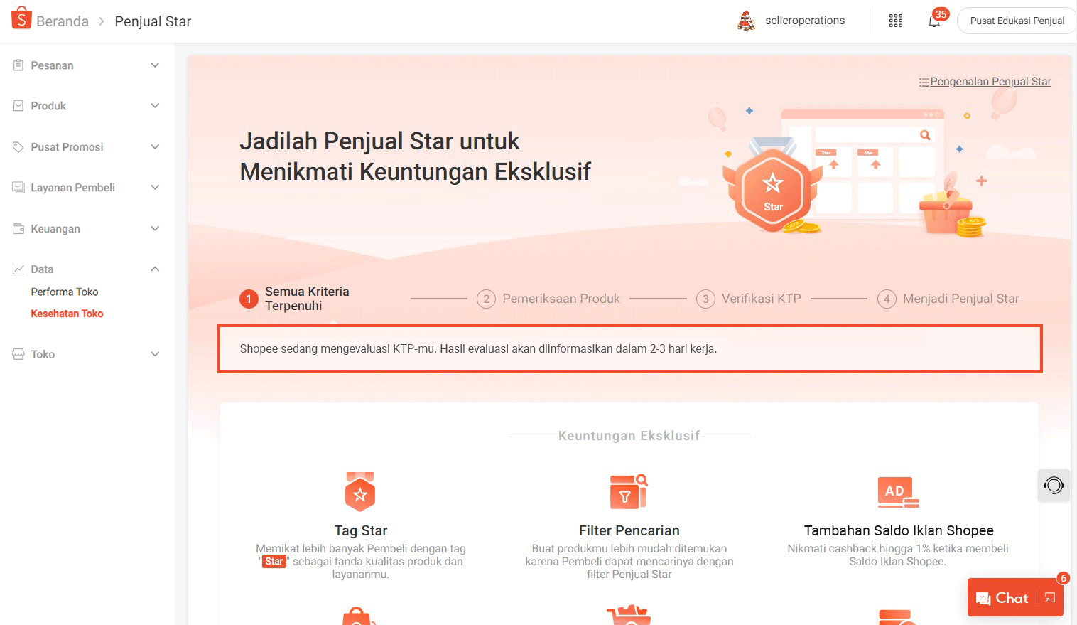 Syarat menjadi penjual Star | Pusat Edukasi Penjual [Shopee]