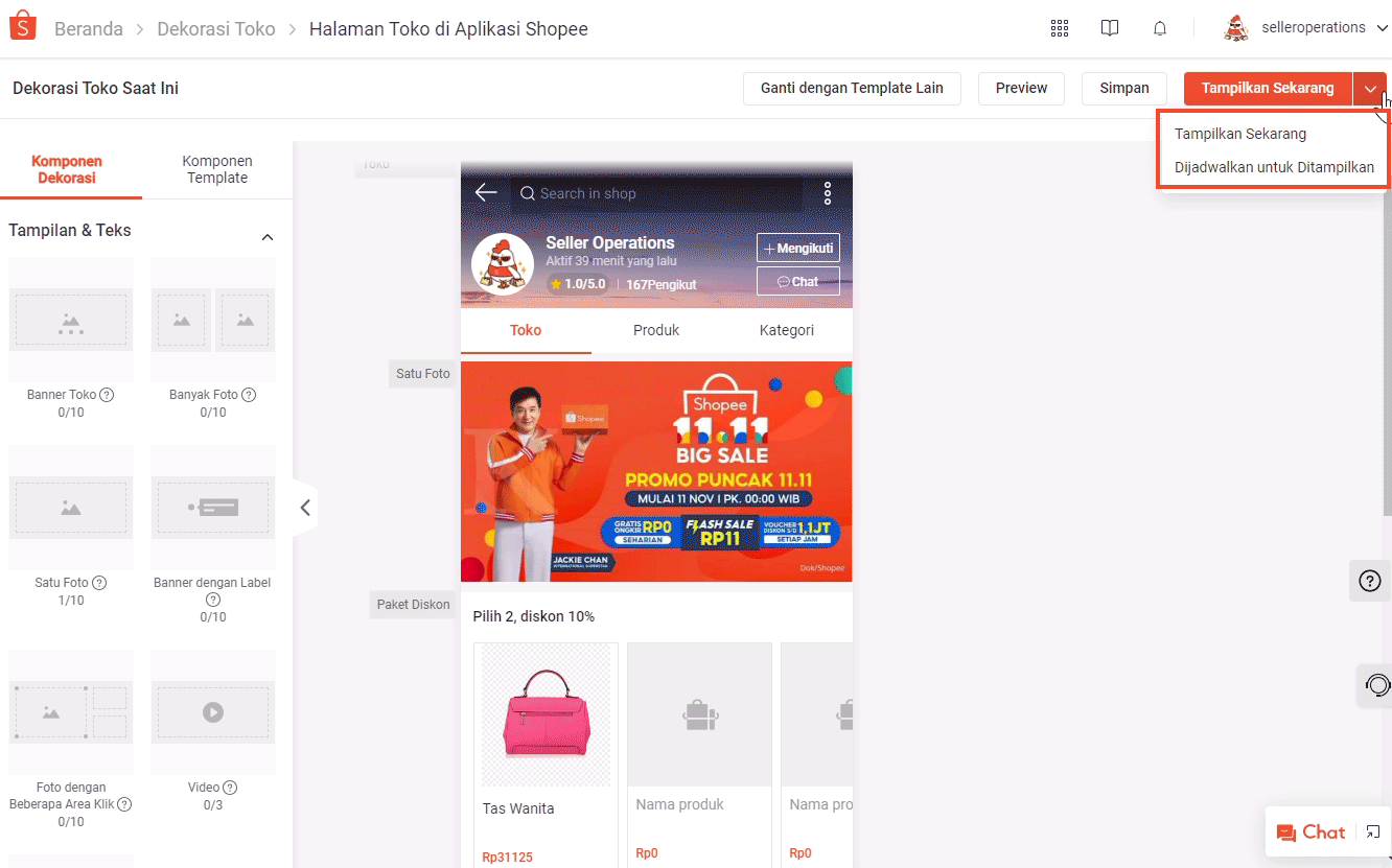 Peningkatan Fitur Dekorasi Toko | Pusat Edukasi Penjual Shopee Indonesia