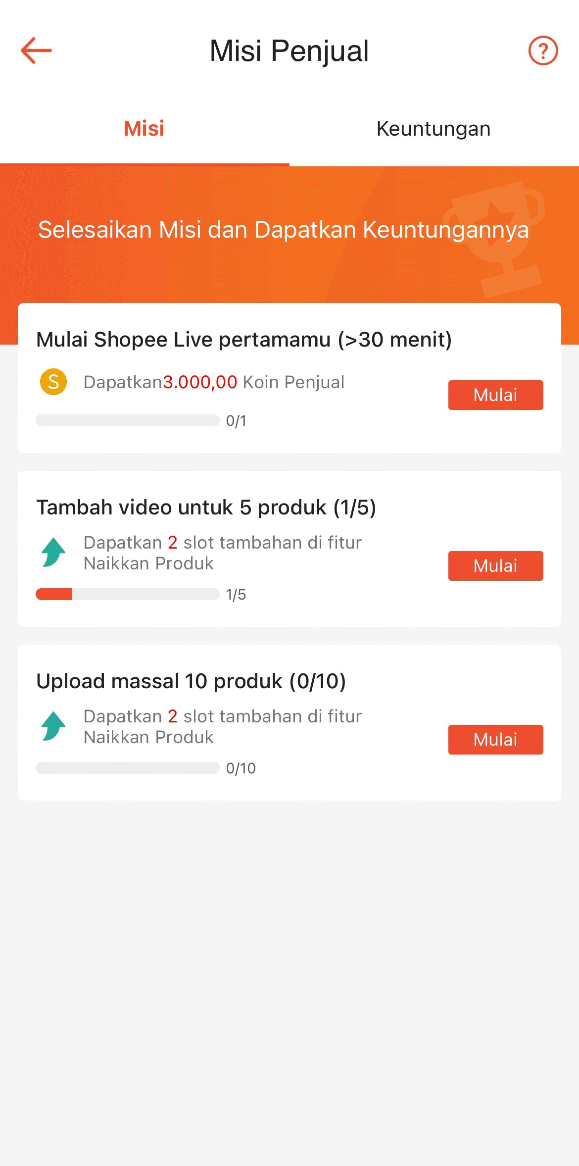 Misi Penjual | Pusat Edukasi Penjual Shopee Indonesia