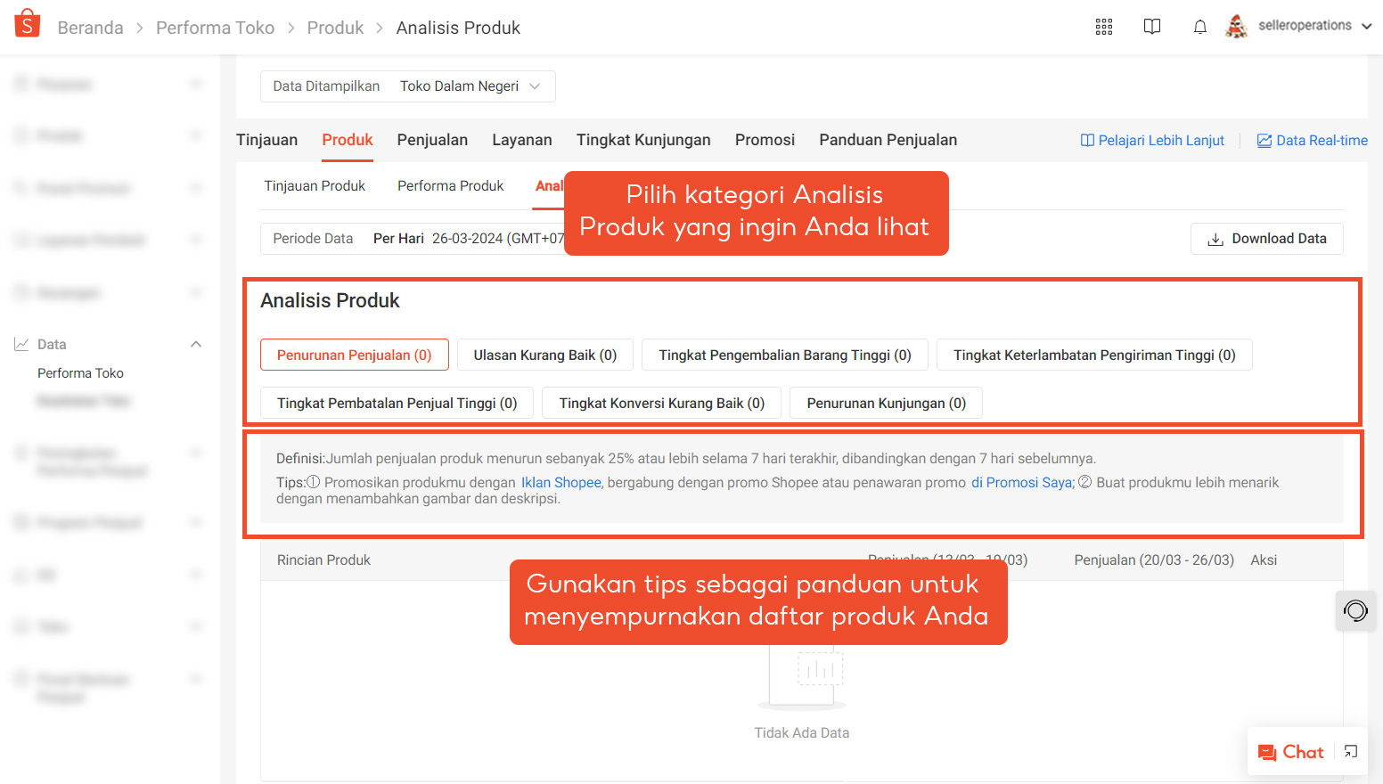Menganalisis performa produk | ID Pusat Edukasi Penjual [Shopee]