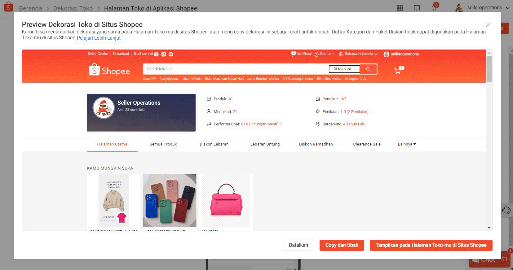 Dekorasi Toko di Situs Shopee | Pusat Edukasi Penjual Shopee Indonesia