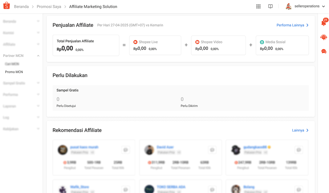 4.6 Partner MCN di Affiliate Marketing Solution (AMS) | Pusat Edukasi Penjual Shopee Indonesia