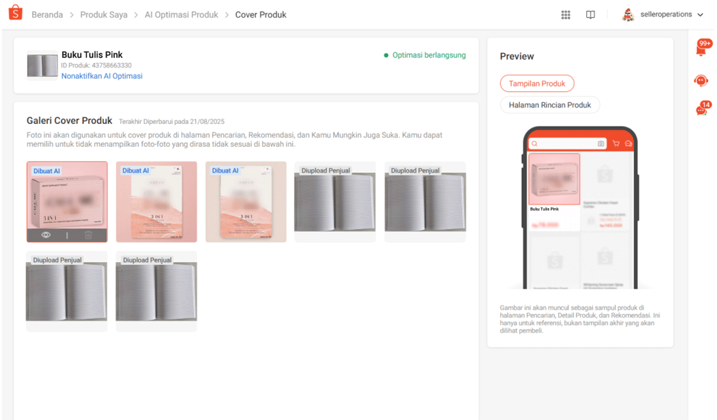 Meningkatkan Kualitas Cover dan Nama Produk dengan AI Optimasi Produk ...